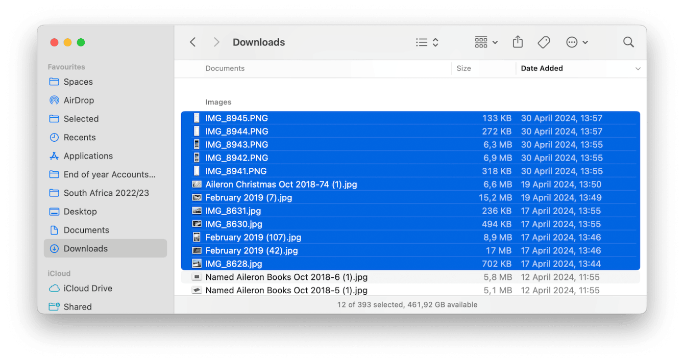 Fixing Select Multiple Files With Shift Not Working On Mac